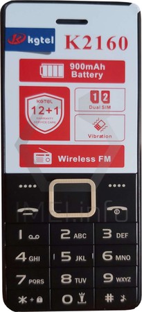 KGTEL K2160 Specification - IMEI.info