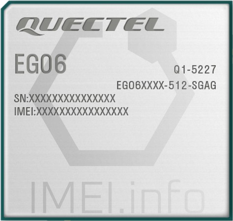 QUECTEL EG06-EA ข้อมูลจำเพาะ - IMEI.info