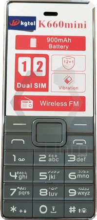 KGTEL K660mini Specification - IMEI.info