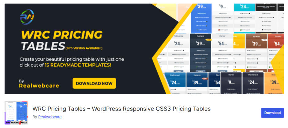 The Best WordPress Pricing Table Plugins Compared - News - IMEI.info
